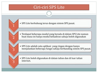 manual aplikasi sps lite | PPTX