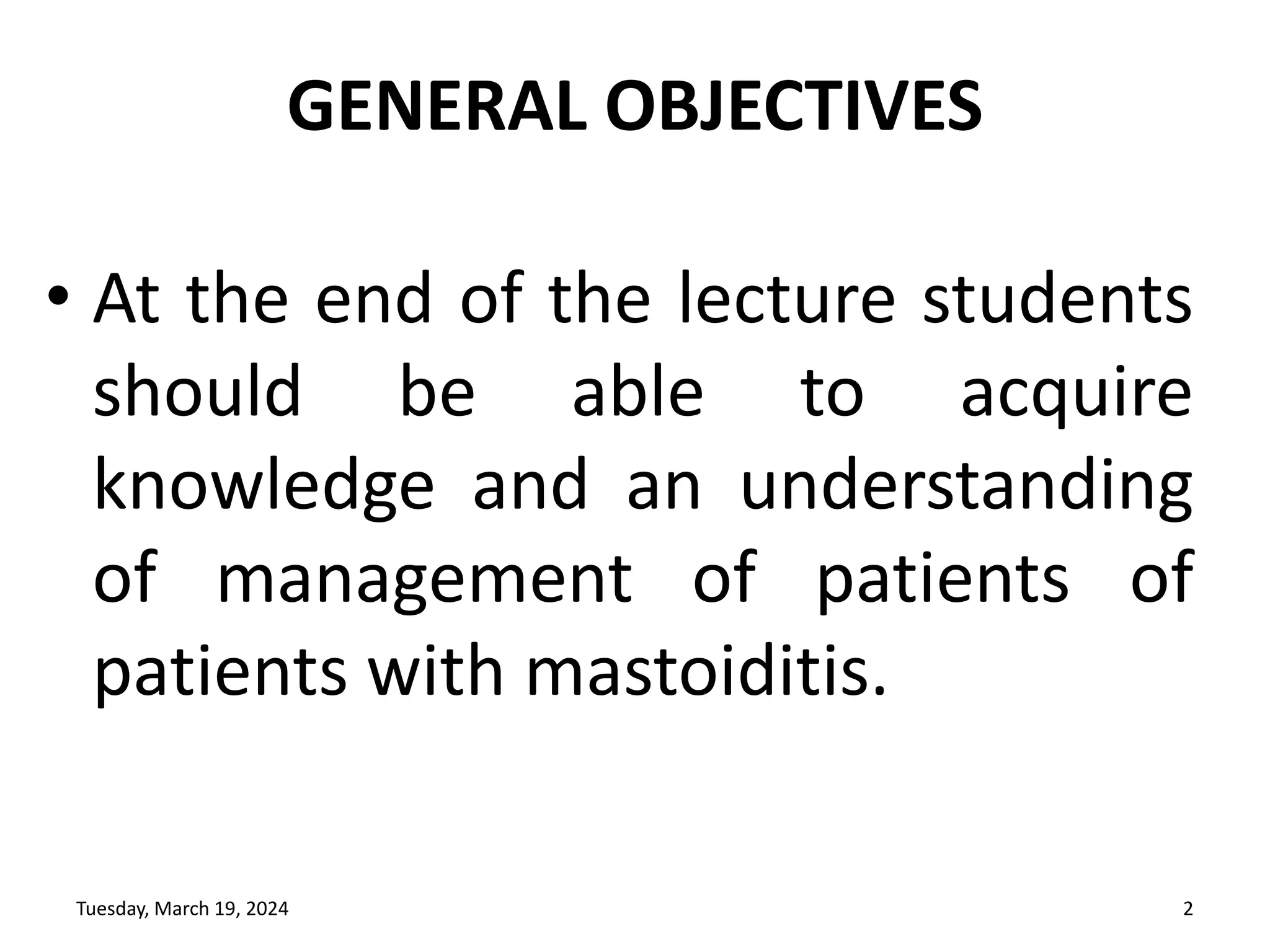 MASTOIDITIS POWERPOINT WILL HELP YOU KNOW THE MAST SITE | PPT