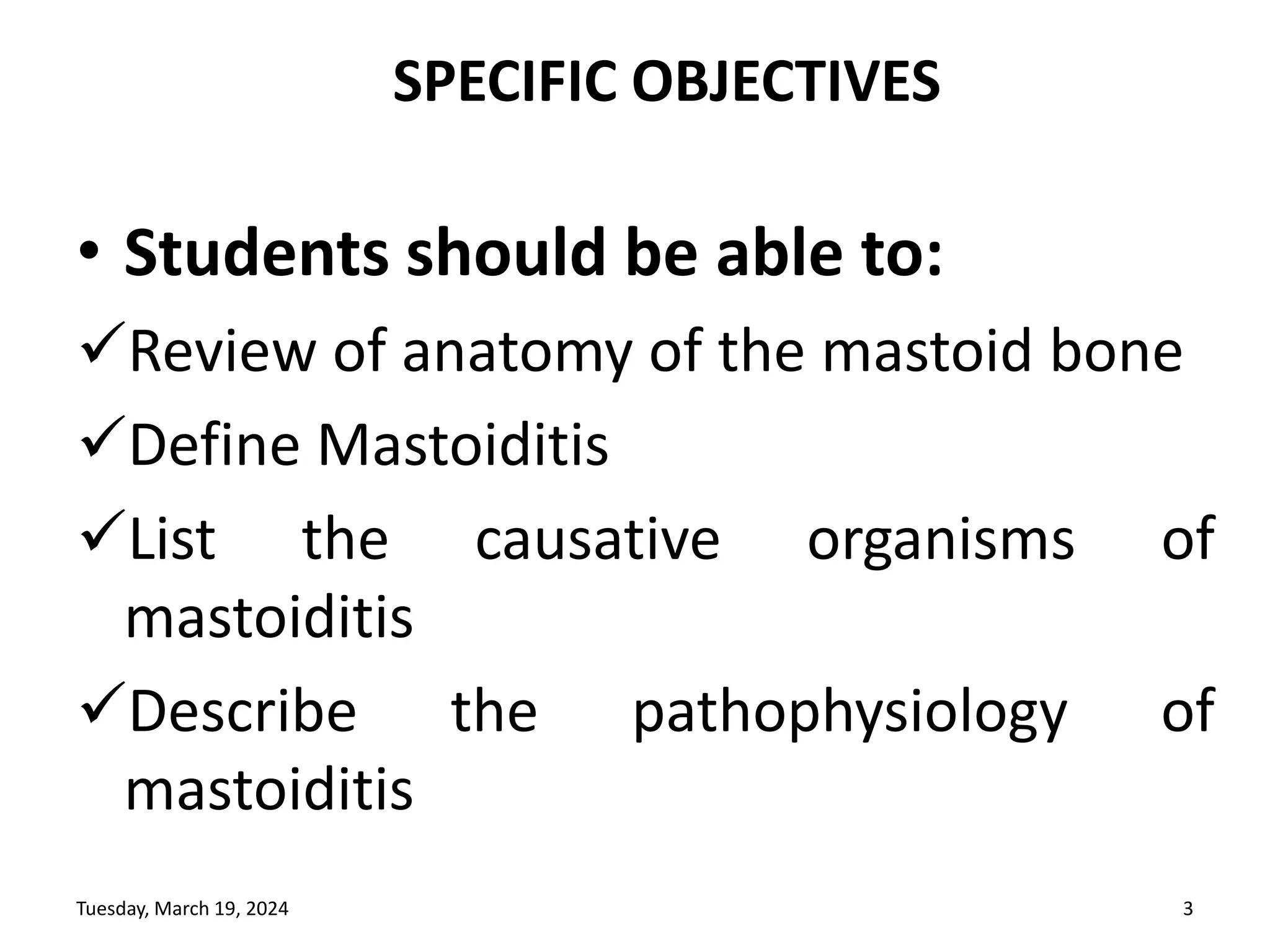 MASTOIDITIS POWERPOINT WILL HELP YOU KNOW THE MAST SITE | PPT