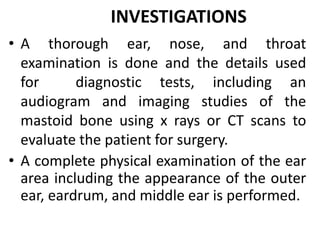 MASTOIDITIS POWERPOINT WILL HELP YOU KNOW THE MAST SITE | PPT