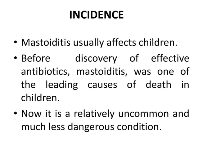 MASTOIDITIS POWERPOINT WILL HELP YOU KNOW THE MAST SITE | PPT