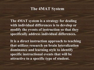 4mat | PPT
