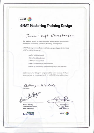 4MAT certification | PDF