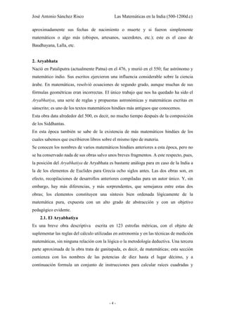 4 matematica india | PDF