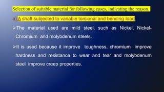 4 Machine design material selection | PPT