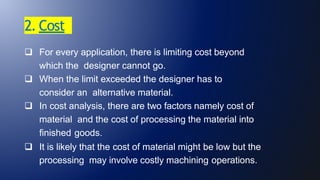 4 Machine design material selection | PPT