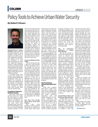 Policy Tools to Achieve Urban Water Security | PDF