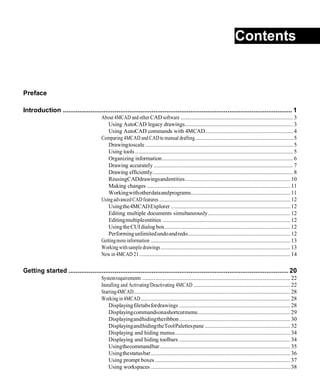 4MCAD User Manual, drawing tool for 2D dwg and dxf files | PDF