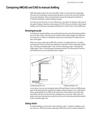 4MCAD User Manual, drawing tool for 2D dwg and dxf files | PDF