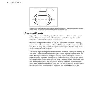 4MCAD User Manual, drawing tool for 2D dwg and dxf files | PDF