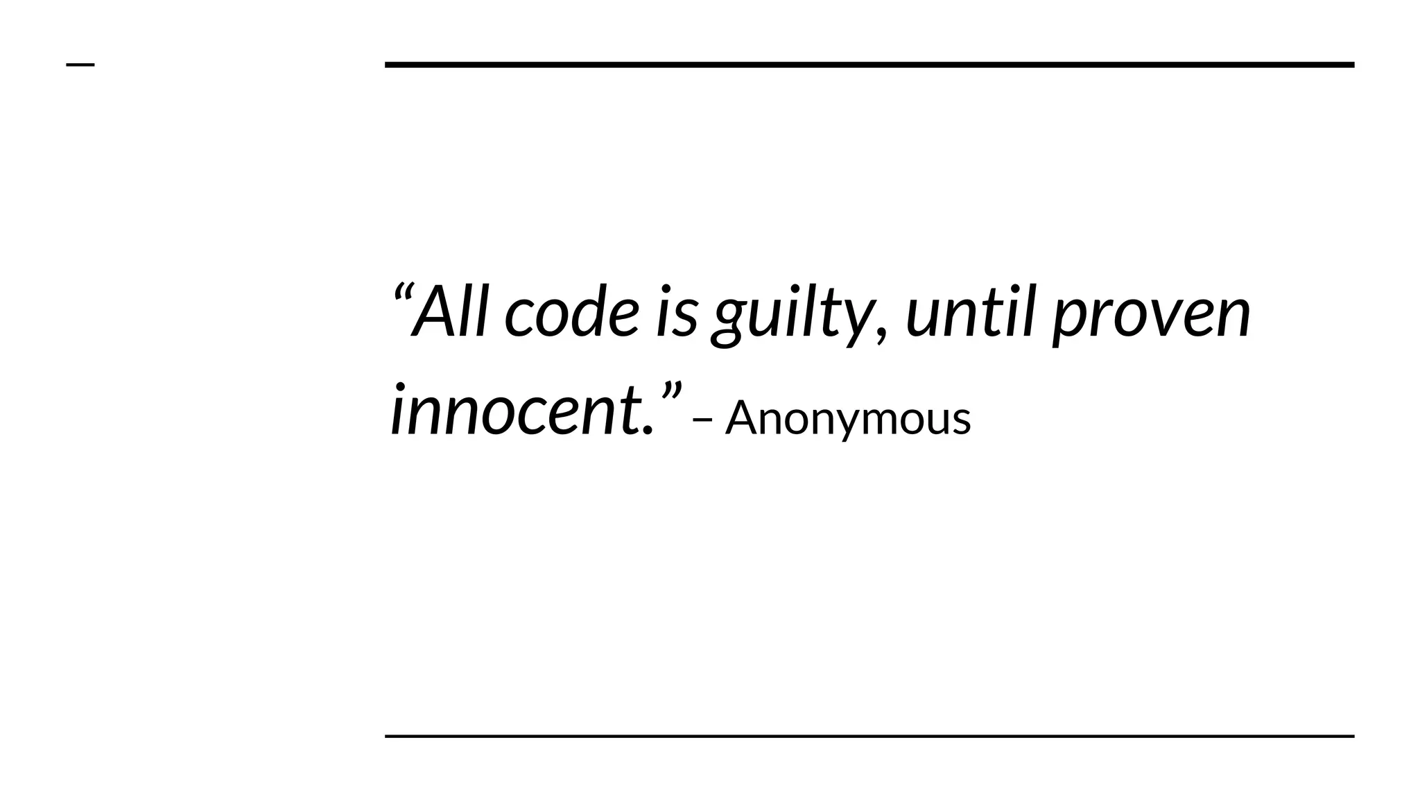 Static Code Analysis With Sonar Qube Ppt