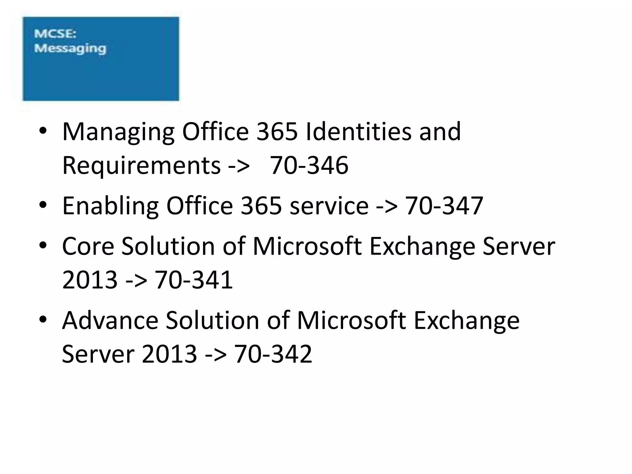 MCSE Certifications | PPT