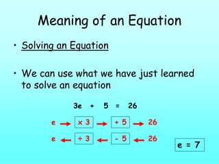 4) Meaning of an Equation.ppt | Physics | Science