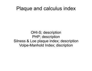 Measuring Periodontal Diseases | PDF