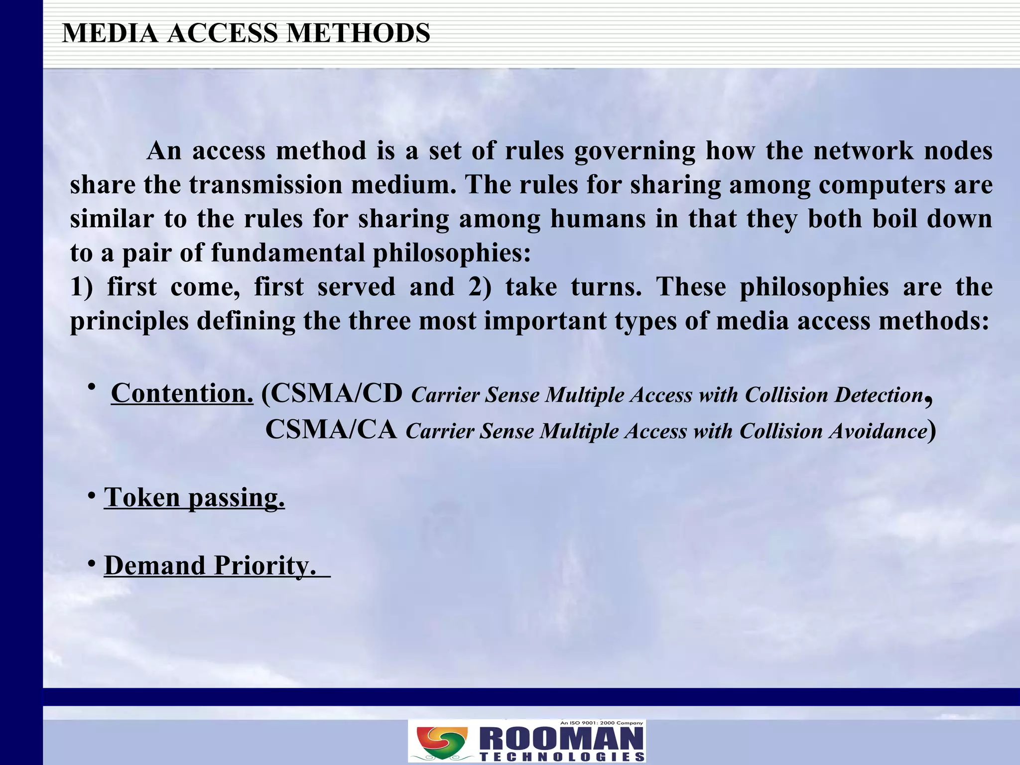 Media Access Methods | PPT