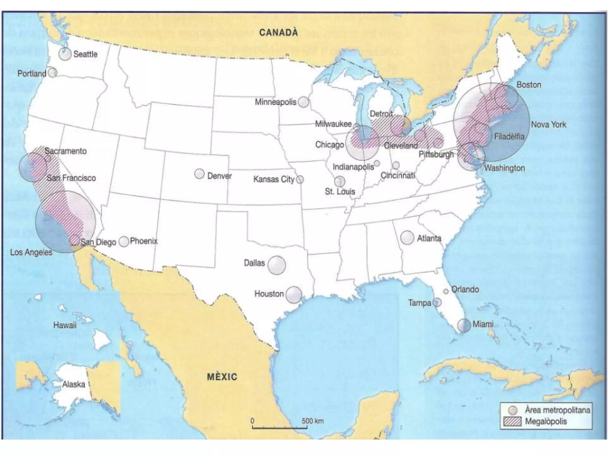 4 megalopolis usa mònica i marta | PPTX