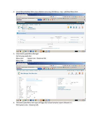 4 membuat menu_baru_menu_top_pada_joomla | PDF