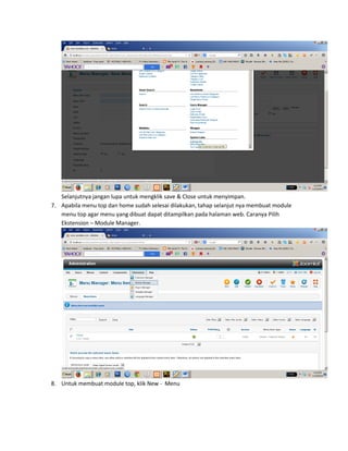 4 membuat menu_baru_menu_top_pada_joomla | PDF