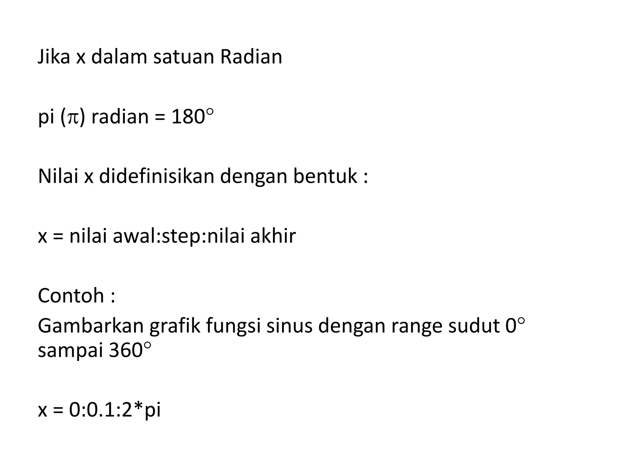 4 Menggambar Grafik Fungsi Dengan Matlab | PPTX