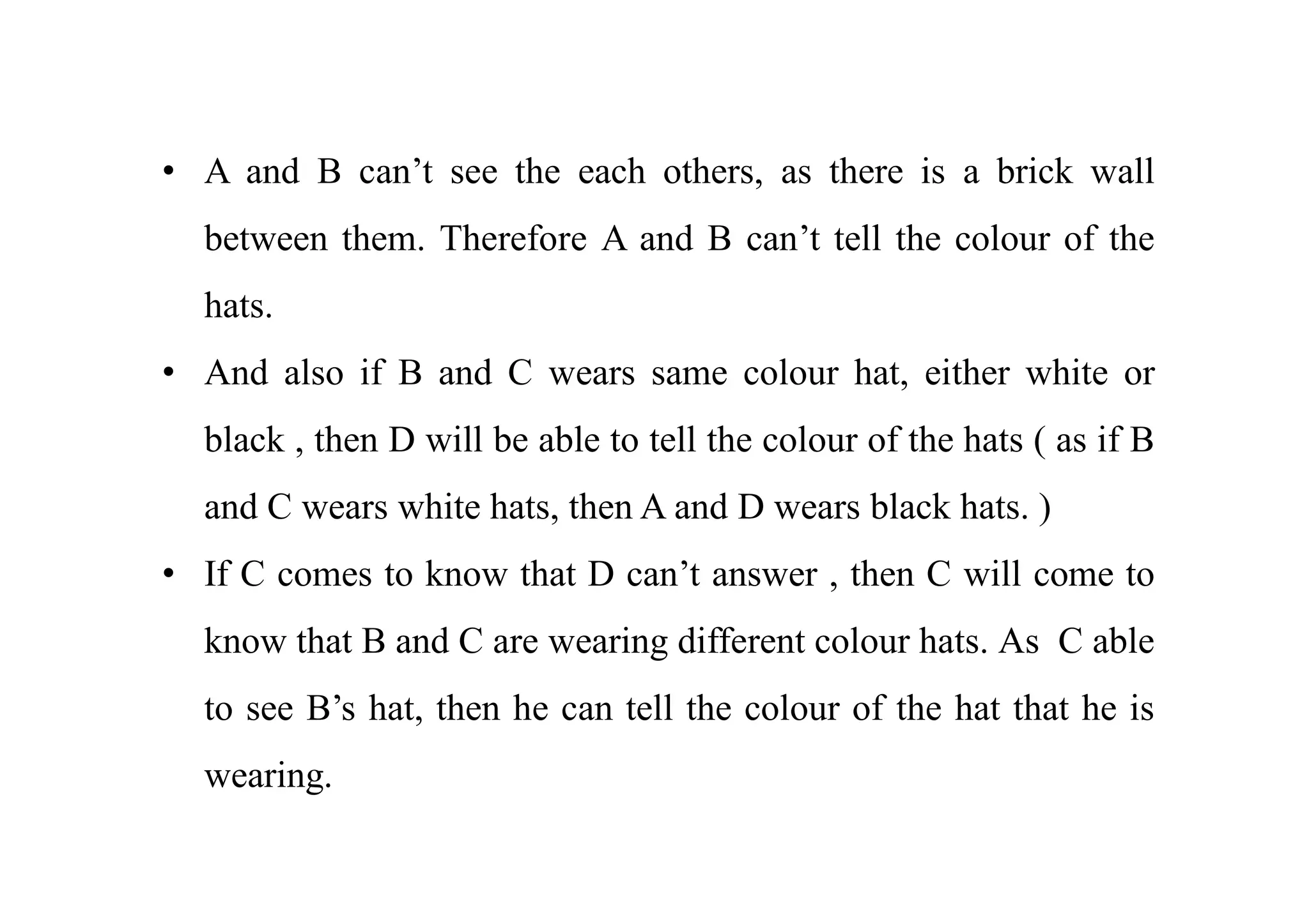 24 standard interview puzzles - 4 men in hats | PDF