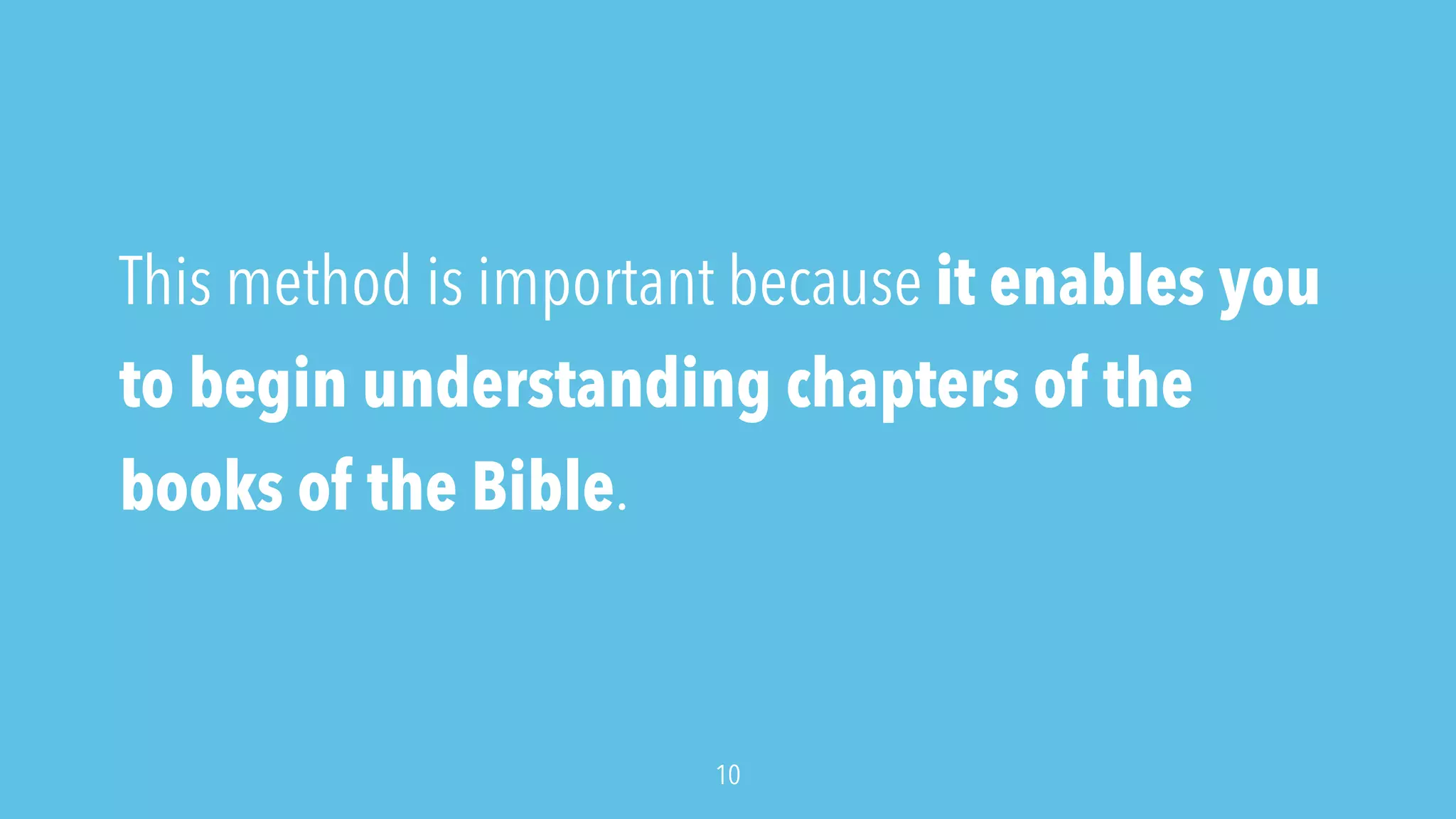 Bible Study Methods—#2 chapter summary | PDF