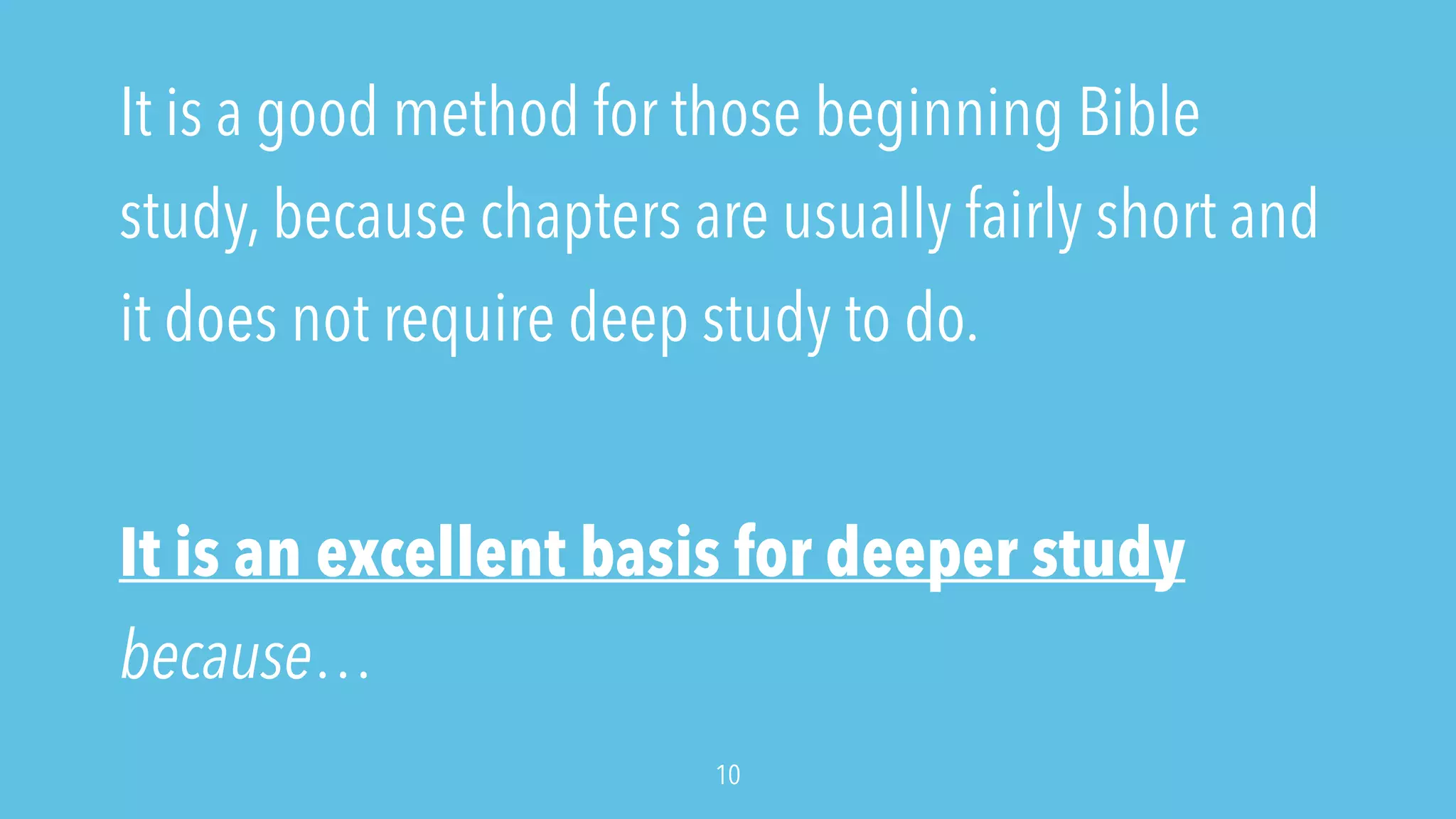 Bible Study Methods—#2 chapter summary | PDF