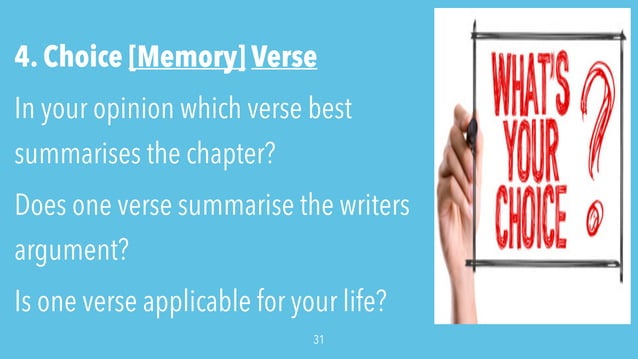 Bible Study Methods—#2 chapter summary | PDF