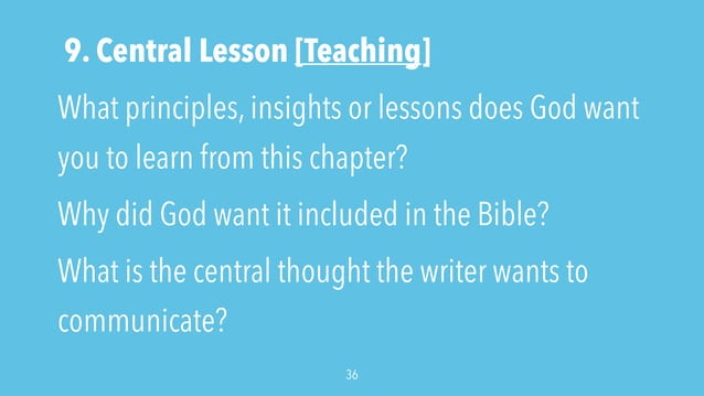 Bible Study Methods—#2 chapter summary | PDF