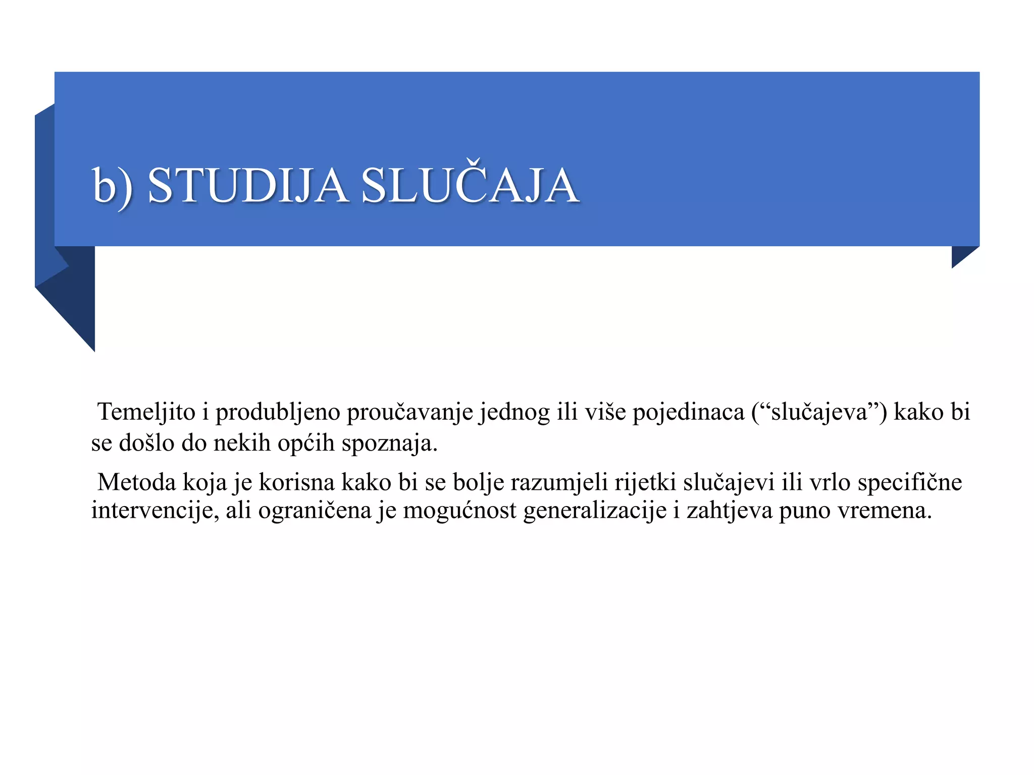 Metode istraživanja u psihologiji | PPTX