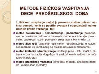 4 metodika fizickog vaspitanja dece predskolskog doba | PDF