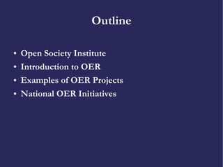 Development of National OER Strategies | PPT