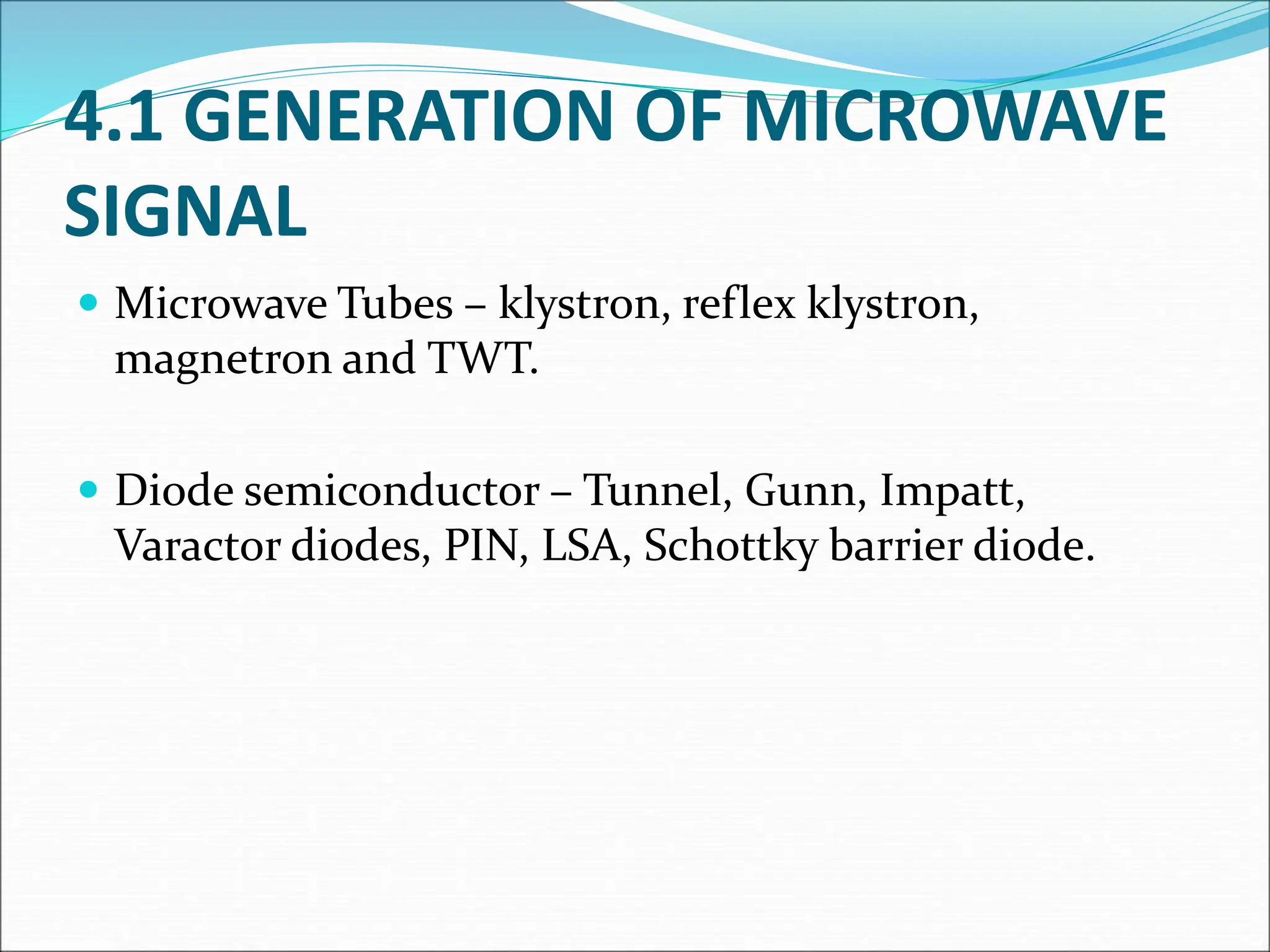 MICMicrowave Tubes – klystron, reflex klystron, magnetron and TWT. | PPT