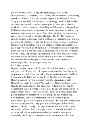 4Milestone Three Global HR, Diversity, Risk Management,.docx