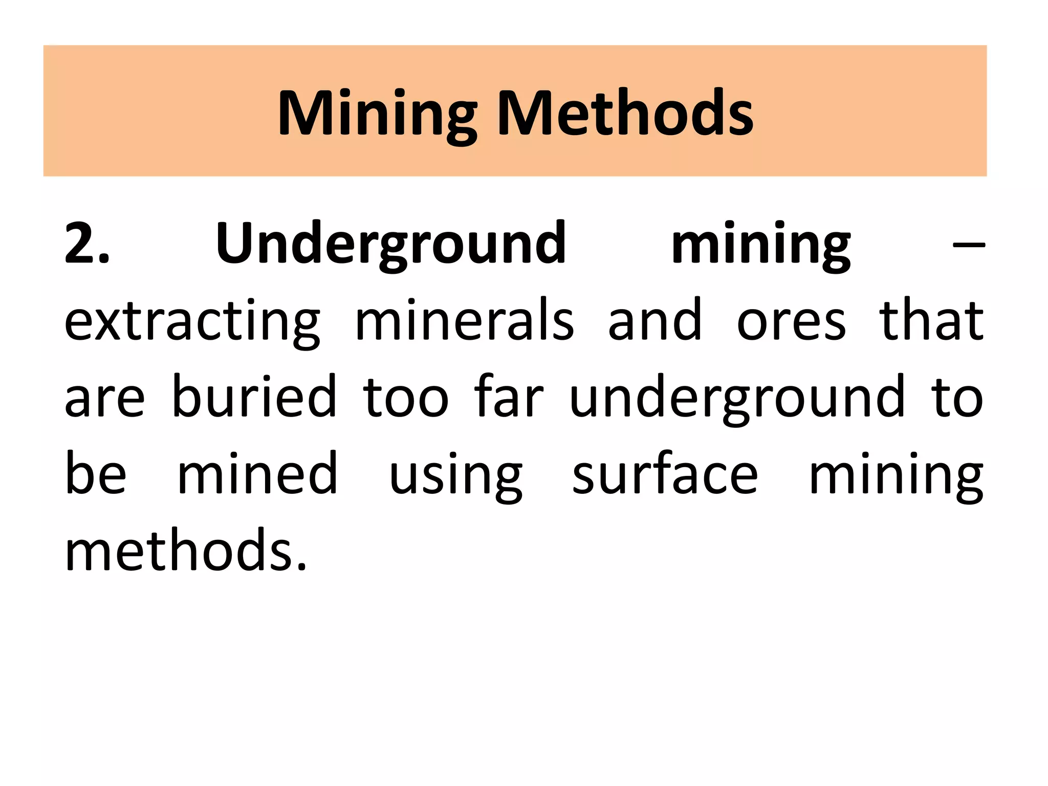 4 mining and its impacts to environment | PPTX