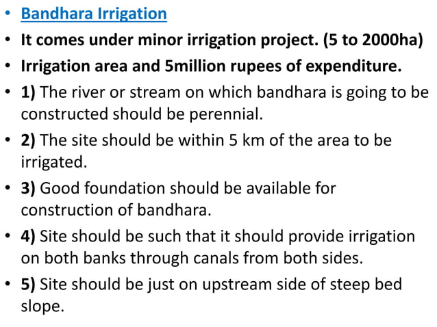 minor and micro irrigation | PPTX