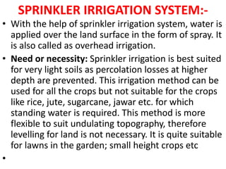 minor and micro irrigation | PPTX