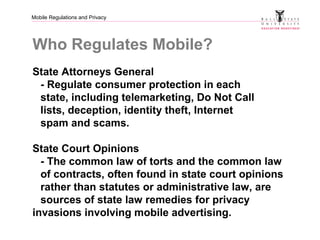 Mobile Regulations, Laws and Procedures_Michael Hanley | PPT | Phone ...