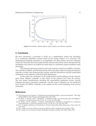 4 modeling and control of distillation column in a petroleum process | PDF