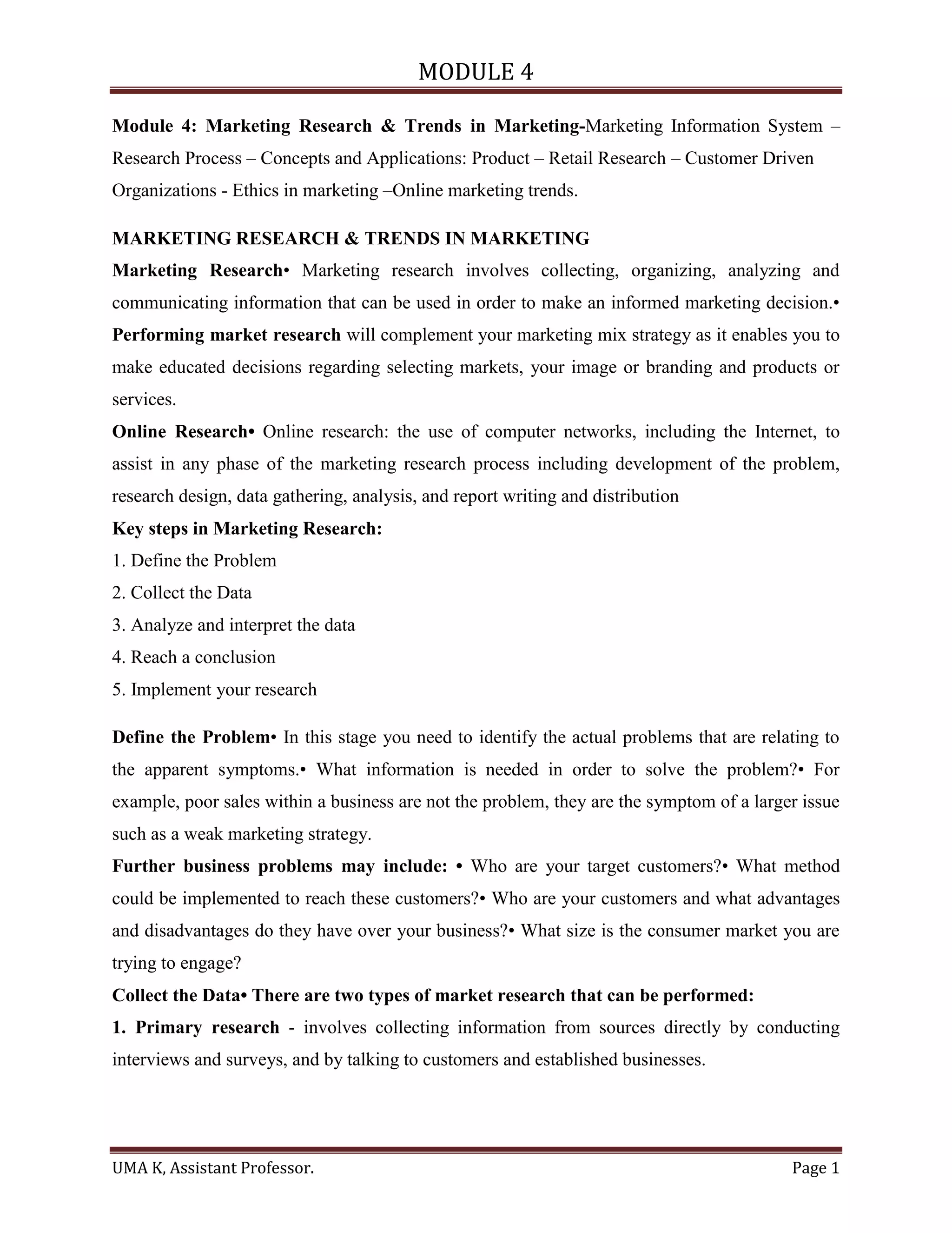 4 module Marketing Management | PDF