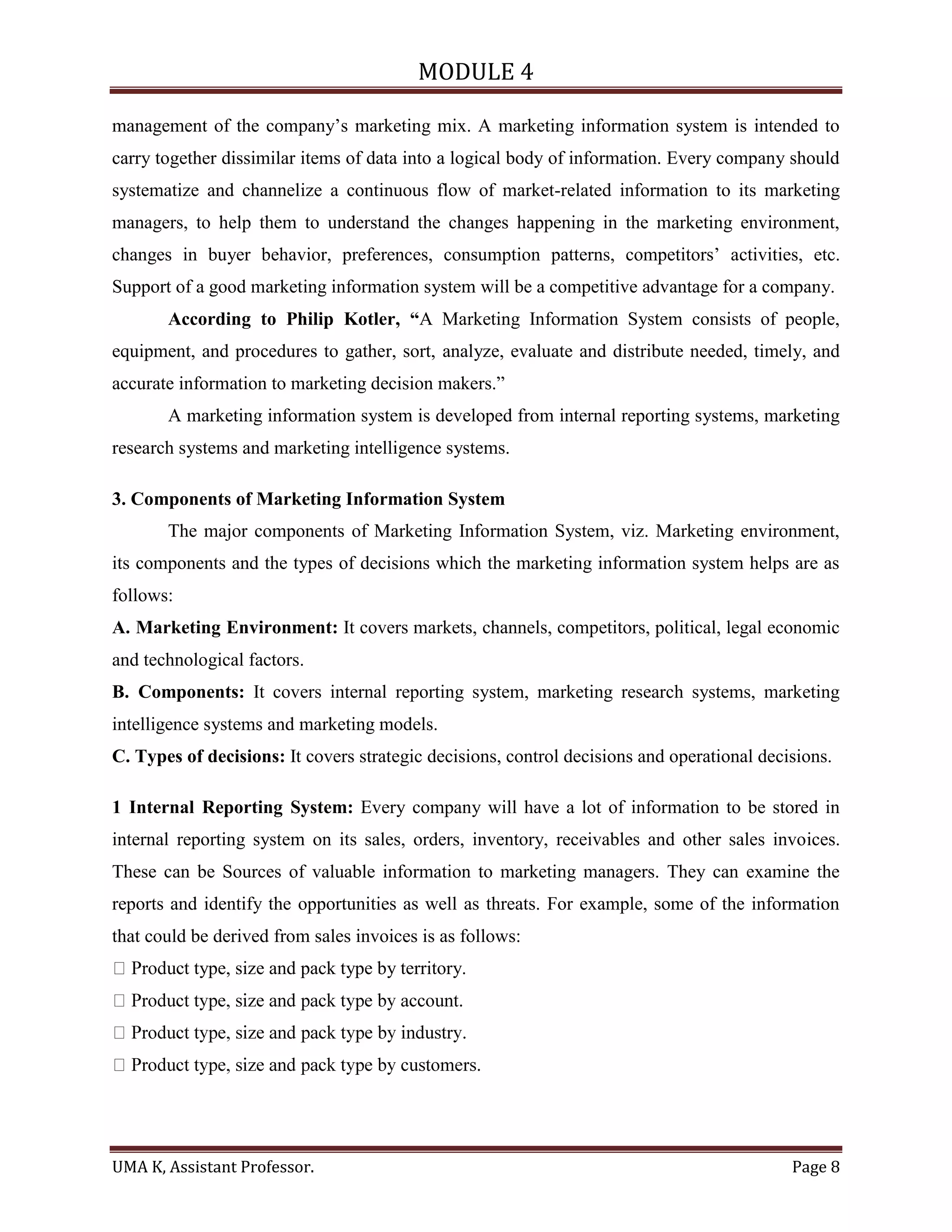 4 module Marketing Management | PDF