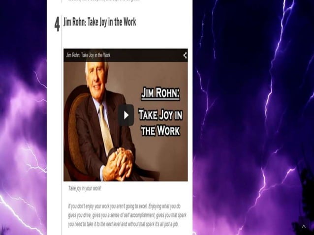 4 Motivational Jim Rohn Videos | PPT