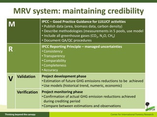 MRV System in Indonesia: Credibility, governance and benefit sharing | PPTX