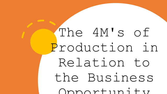 4Ms in entrepreneurship.pptx | Business | Business and Finance