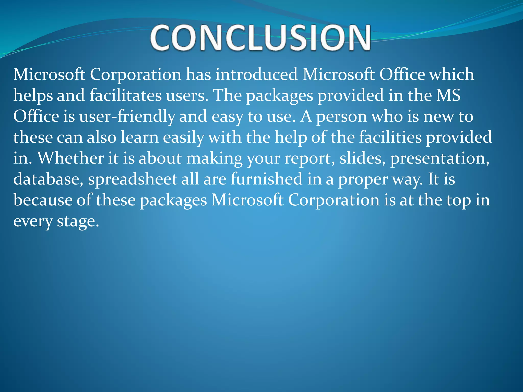 4 ms office packages | PPTX