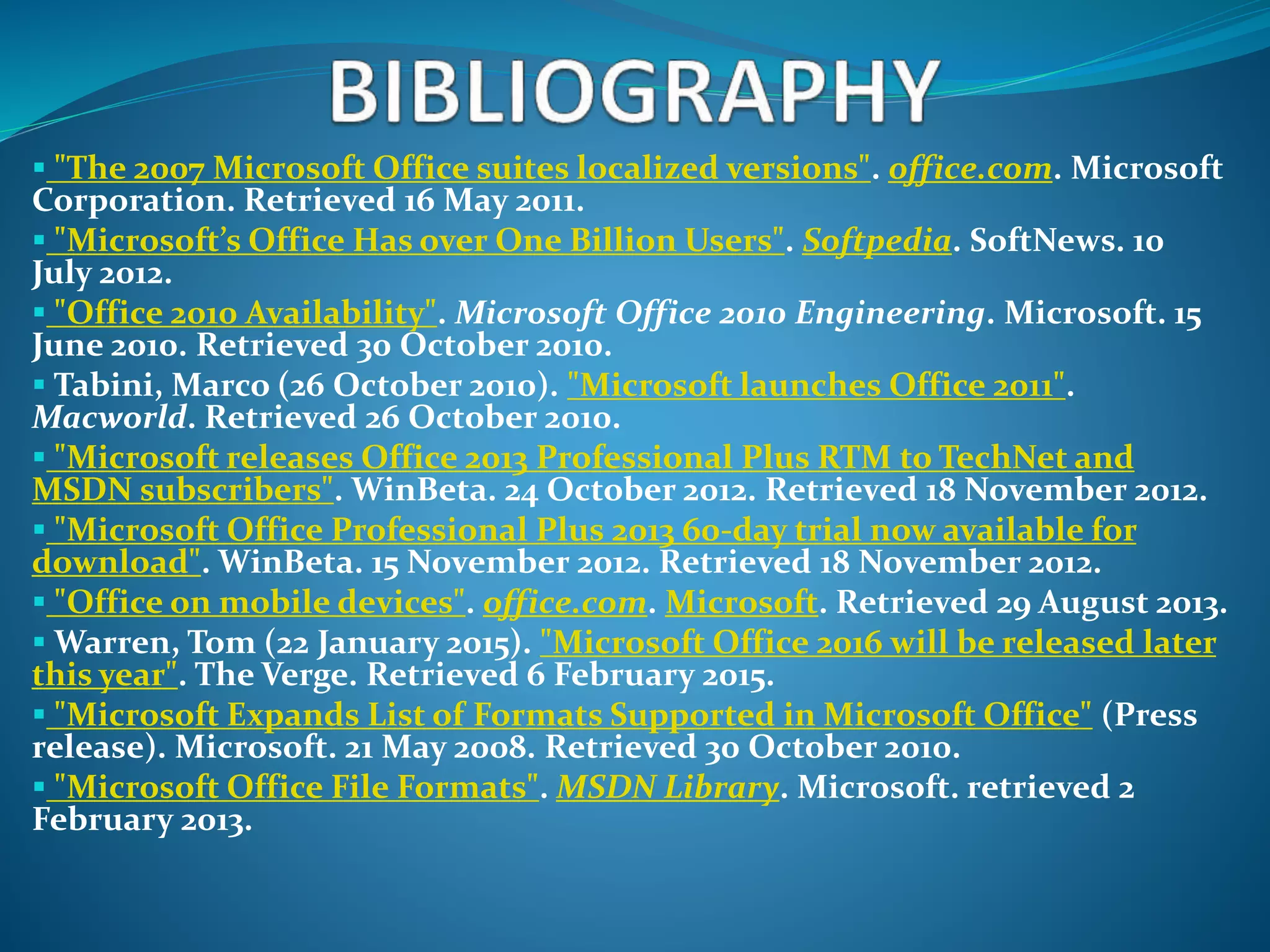 4 ms office packages | PPTX