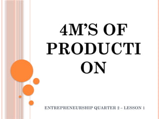 4MS OF PRODUCTION AND BUSINESS MODEL.pptx