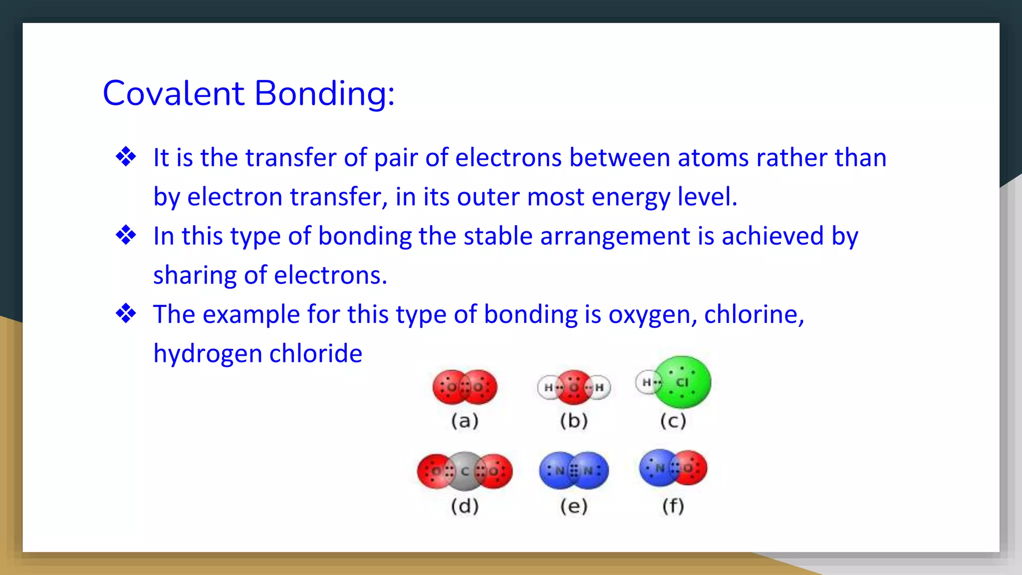 Bonding in solids | PPTX