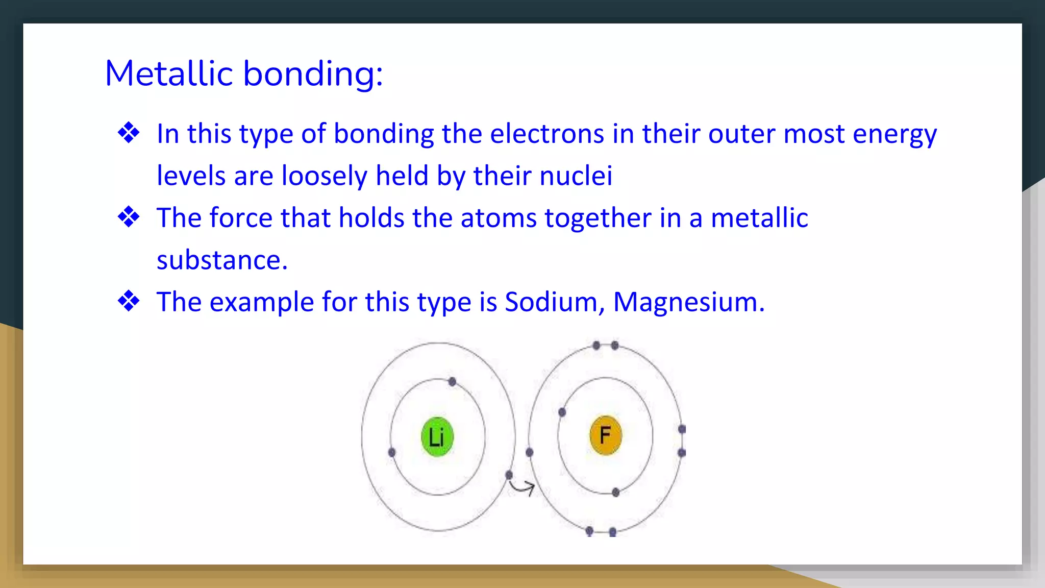 Bonding in solids | PPTX