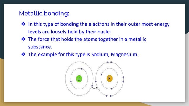 Bonding in solids | PPTX | Chemistry | Science