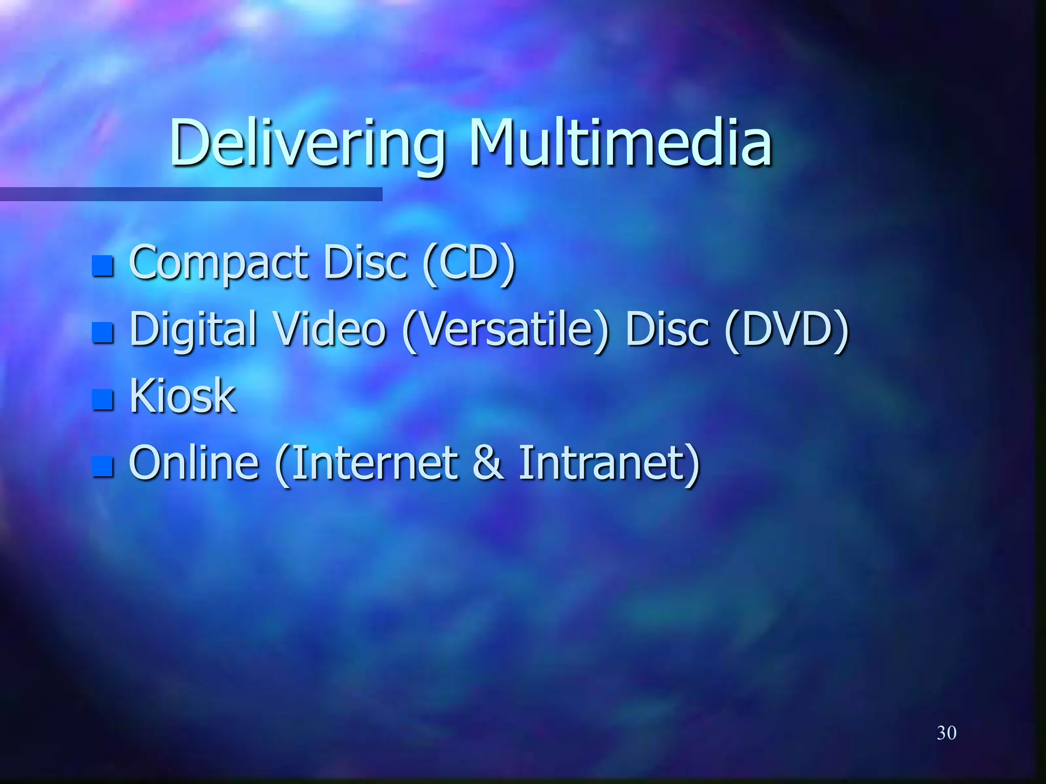 4 multimedia basics | PPT
